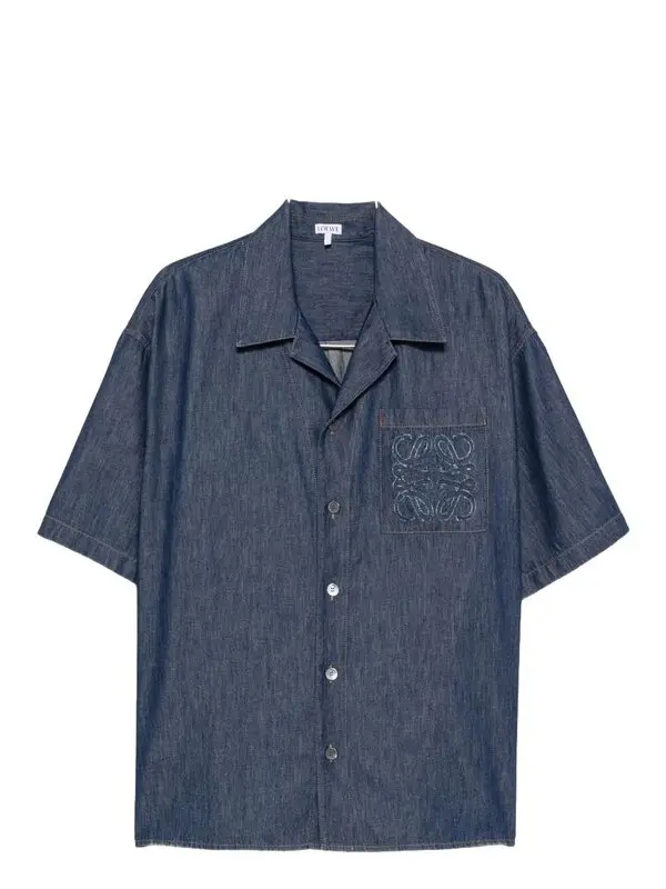 Loewe Anagram Denim Shirt - Multicolor