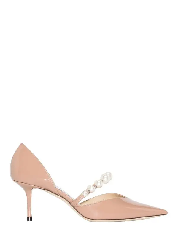 JIMMY CHOO Aurelie Faux-pearl Embellished Stiletto Pumps - Multicolor
