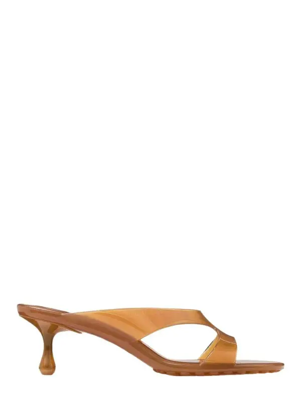 JIMMY CHOO Translucent Jelly Kitten Heel Sandals - Multicolor