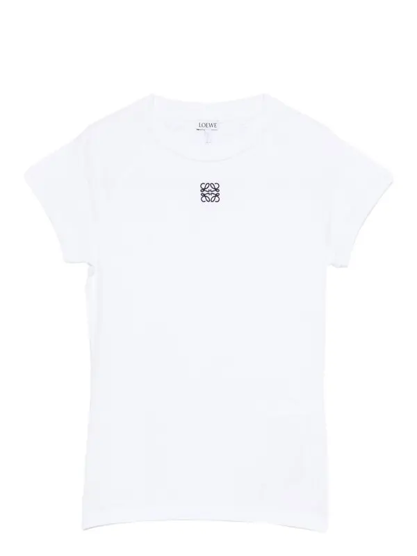 Loewe Anagram Embroidered Cotton T-shirt - Multicolor