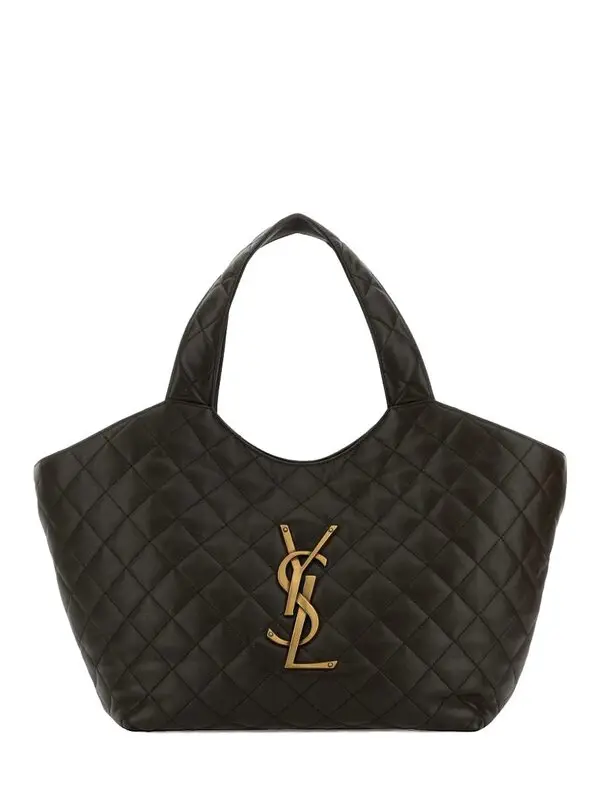 Saint Laurent Icare Medium Leather Tote - Multicolor