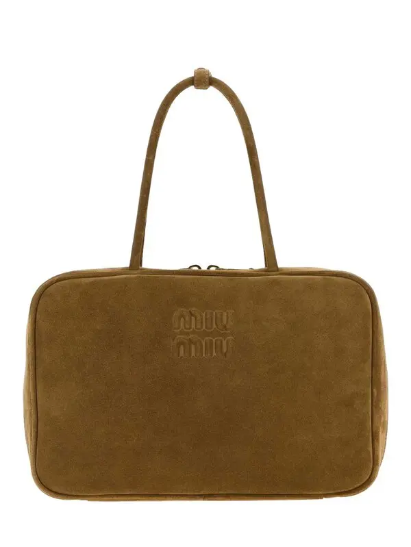 Miu Miu Calf Leather Handbag - Green