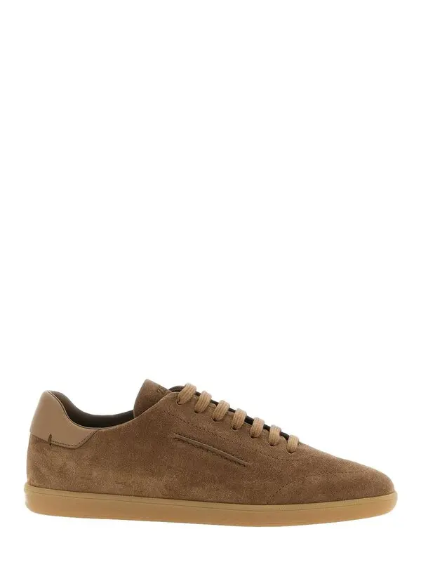 Zegna Suede Sneakers - Brown