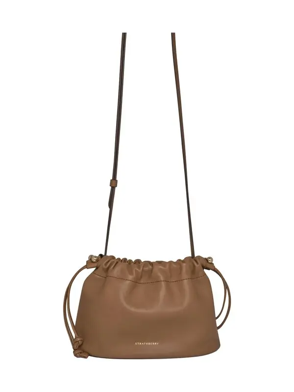 Strathberry Charlotte Drawstring Bucket Bag - Neutral