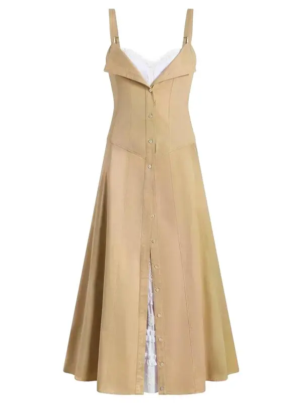 Cinq À Sept Lucil Midi Dress - Brown