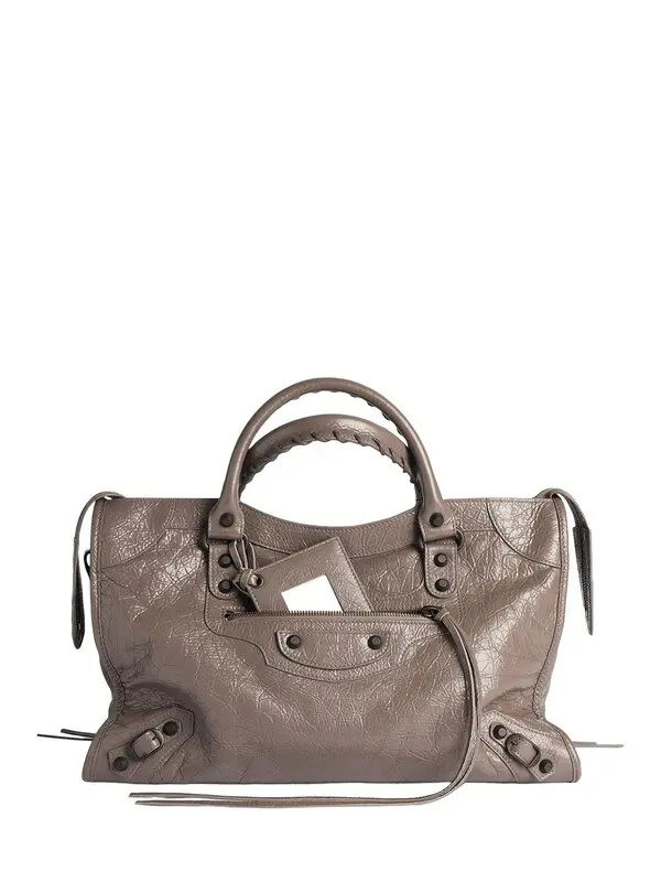 Balenciaga Medium Leather Le City Top-handle Bag - Pink