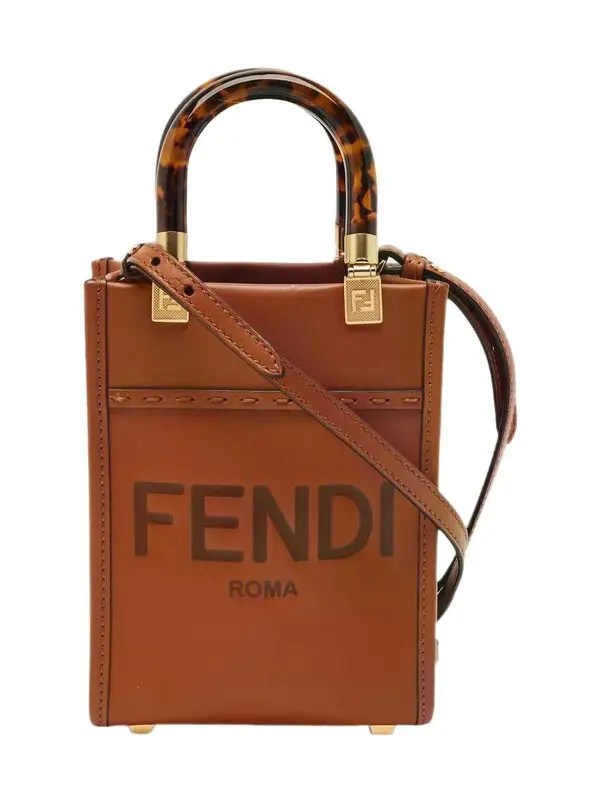 Fendi Mini Sunshine Tote Bag - Brown