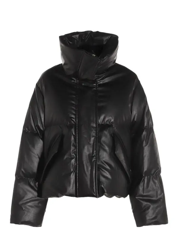 MAISON MARGIELA High Neck Padded Jacket - Black