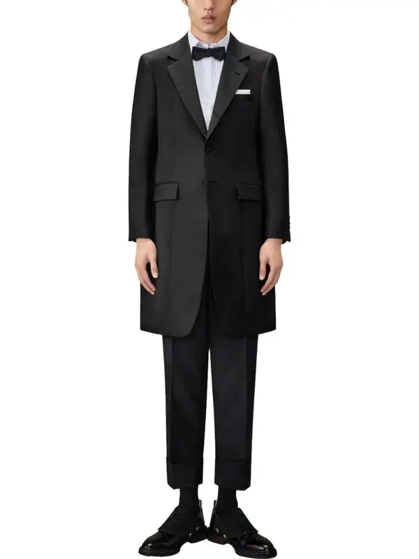 Thom Browne Tailored Overcoat - Black