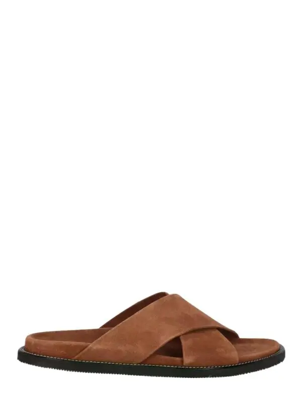 Todd Snyder Criss-cross Strap Sandals - Brown