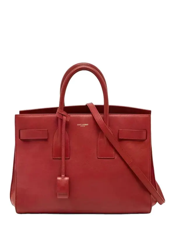 Saint Laurent Small Sac De Jour Tote Bag - Red