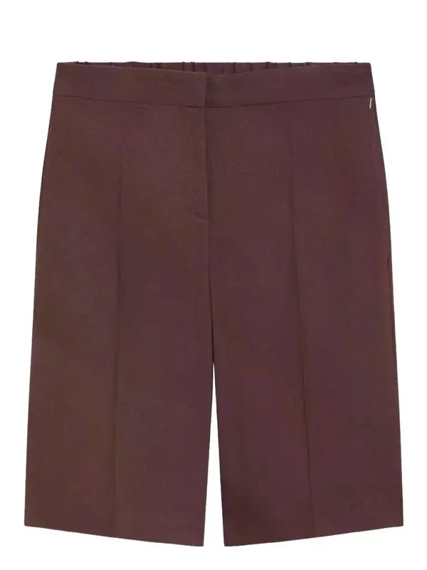 BOSS Dark Textured Shorts - Brown