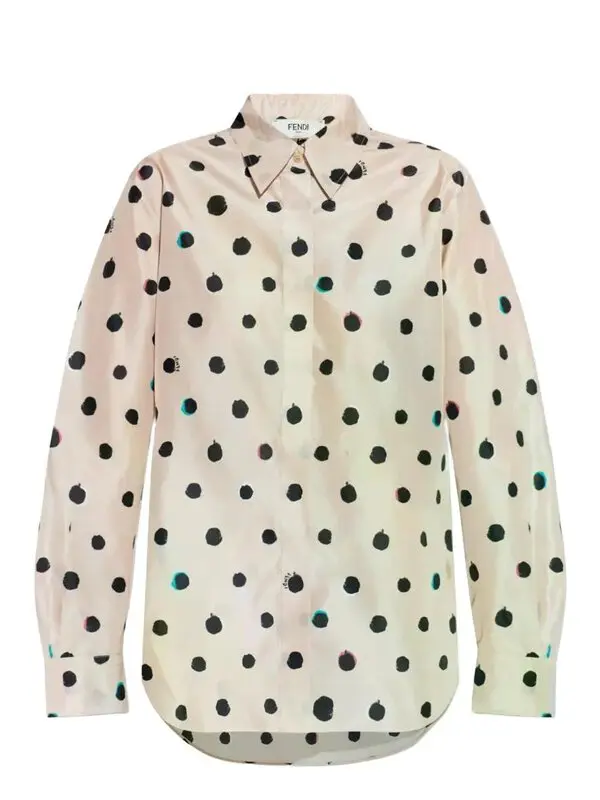 Fendi Polka Dot Shirt - Pink