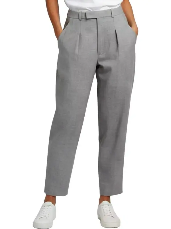 424 Tailored Pleated Trousers - Grey
