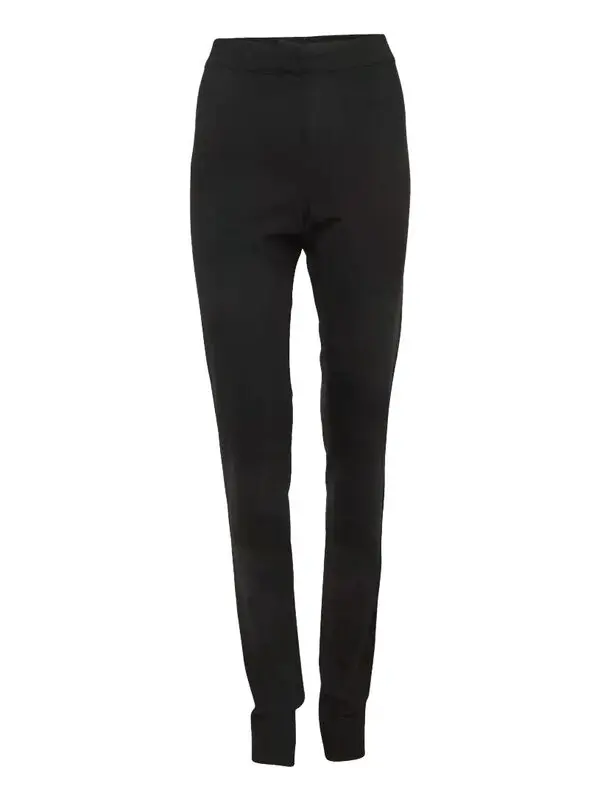 Fendi Straight-leg Wool Trousers - Black