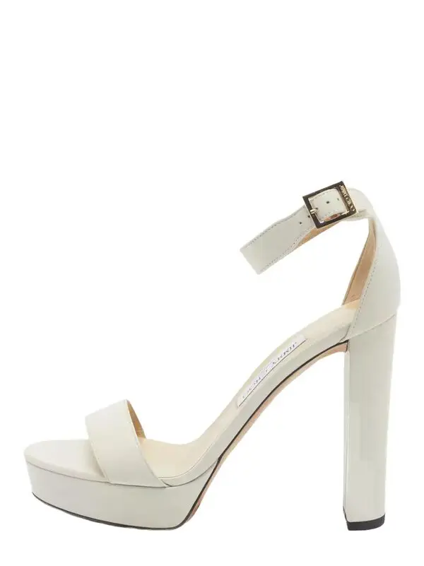 JIMMY CHOO Holly Platform Sandals - Neutrals