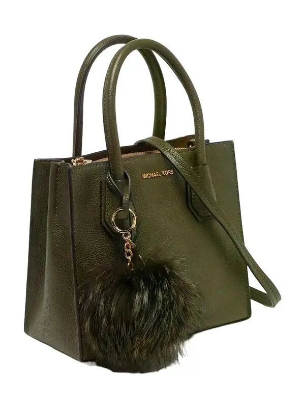 Michael Kors Mercer Leather Tote Bag - Green