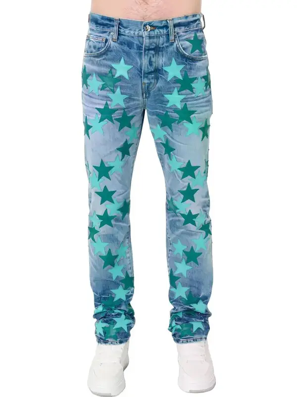 Amiri Chemist Straight Jeans - Blue