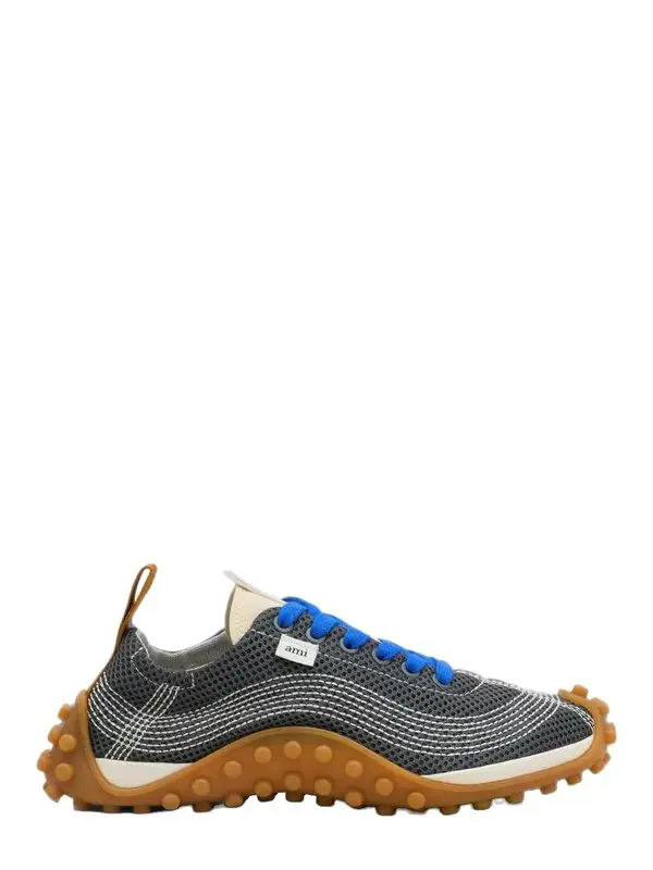 AMI Paris Mesh Mirage Sneakers - Grey