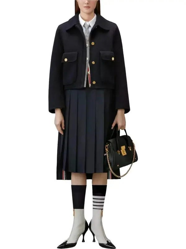 Thom Browne 4-bar Oxford Shirt - Blue