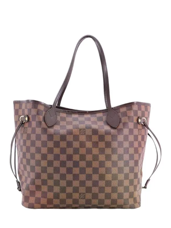 LOUIS VUITTON Damier Neverfull Mm Tote Bag - Brown