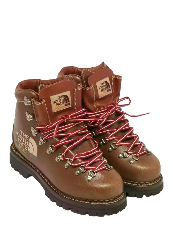 Gucci X The North Face Hiking Boots - Brown