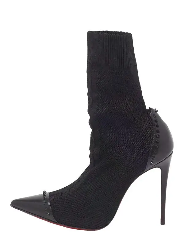 CHRISTIAN LOUBOUTIN Dovi Dova Spiked Ankle Boots - Black
