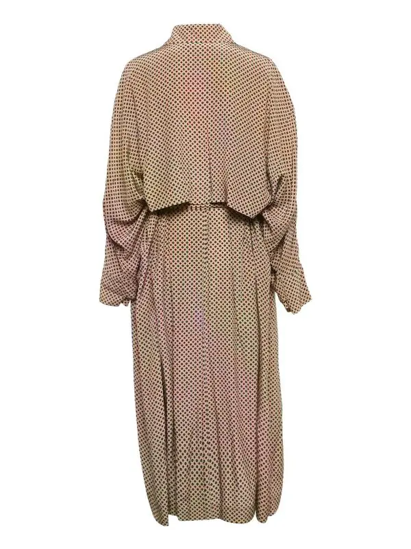 Stella McCartney Geometric Print Coat - Neutrals
