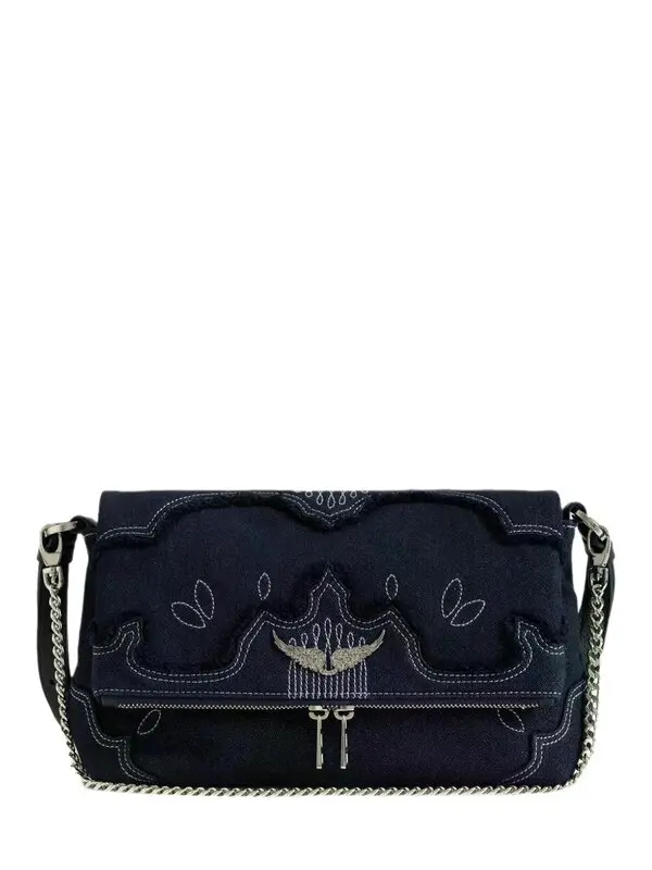 Zadig&Voltaire Rock Denim Clutch - Blue