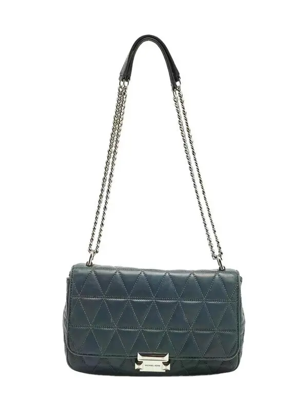 Michael Kors Sloan Quilted Shoulder Bag - Blue