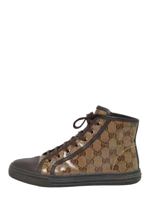 Gucci Trim California High-top Sneakers - Brown
