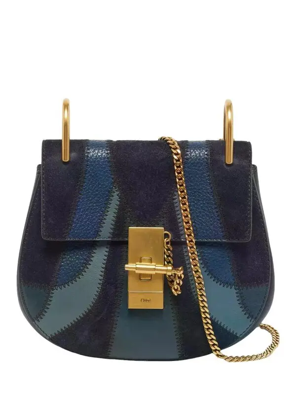 Chloé Drew Shoulder Bag - Blue