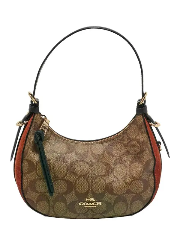 COACH VINTAGE Kleo Logo-plaque Tote Bag - Brown