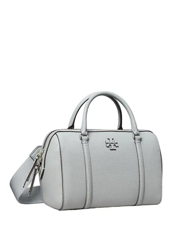 Tory Burch Pebbled Leather Satchel - Misty Cloud