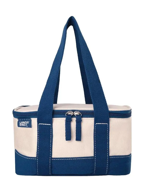 LANDS' END Insulated Rectangular Cooler Bag - Navy