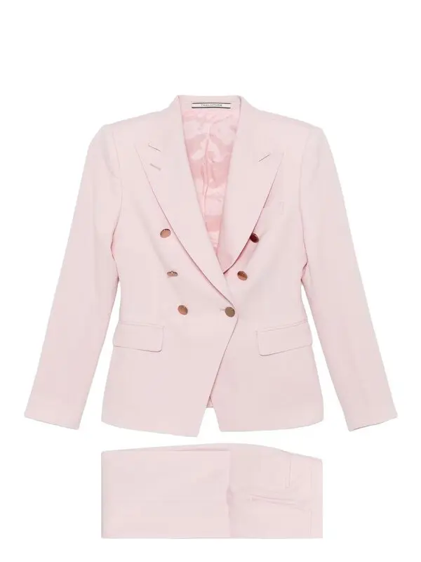 Tagliatore Wool Double-breasted Suit - Multicolor