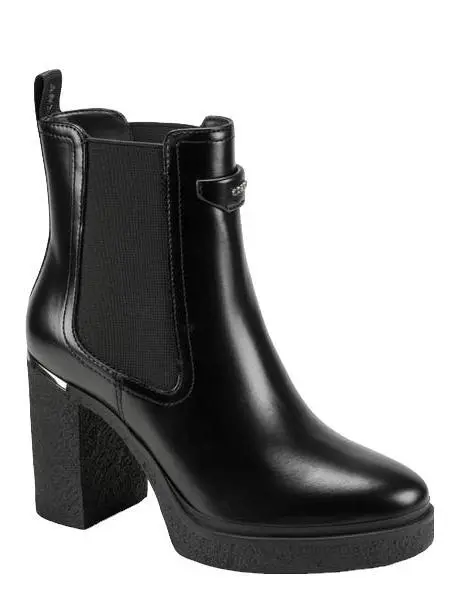 Dkny Platform Chelsea Boots - Black