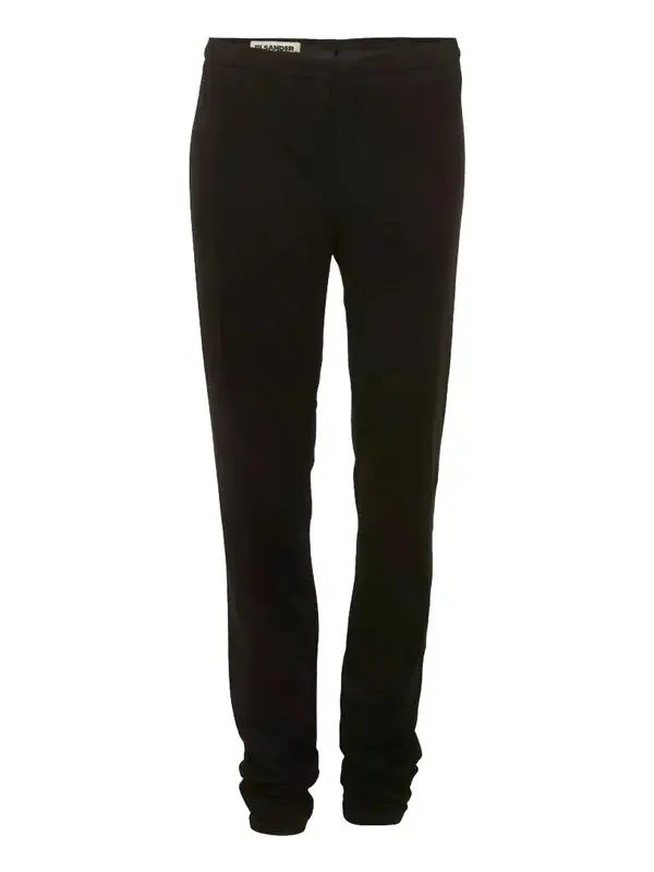 JIL SANDER Jersey Straight-leg Trousers - Black