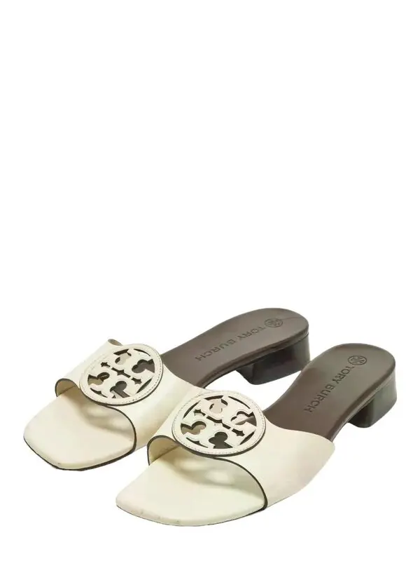Tory Burch Bombe Miller Flat Sandals - Neutrals