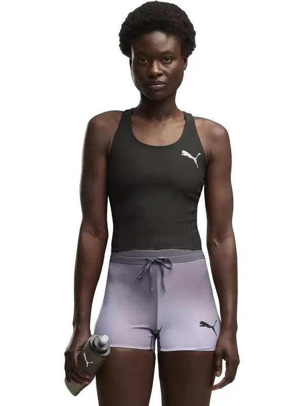 PUMA Lightspeed" Printed Running Crop Top - Black