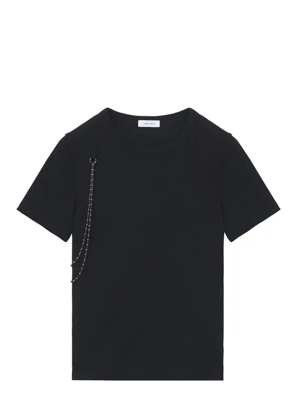 Alexander McQueen Chain Harness T-shirt - Black