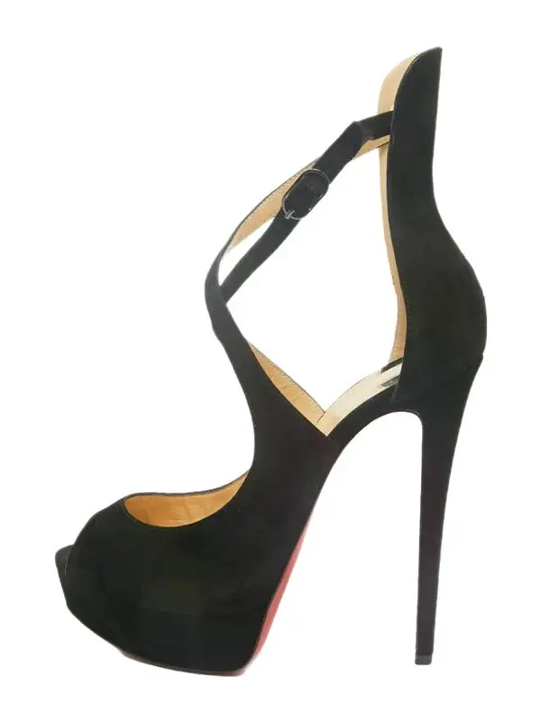 CHRISTIAN LOUBOUTIN Marlenalta Platform Sandals - Black