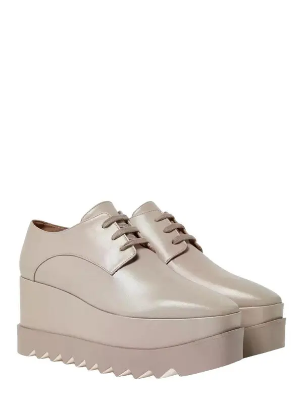Stella McCartney Elyse Platform Derby Shoes - Neutrals