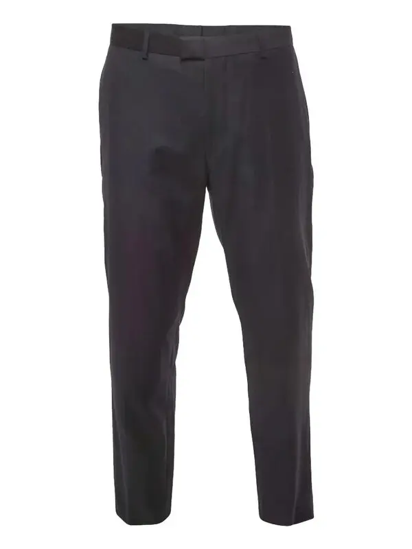 BOSS Regular-fit Wool Trousers - Blue