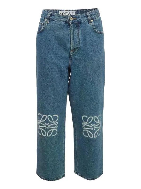 Loewe Cropped Jeans - Blue