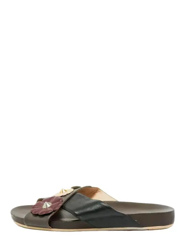 Fendi Flat Sandals - Brown