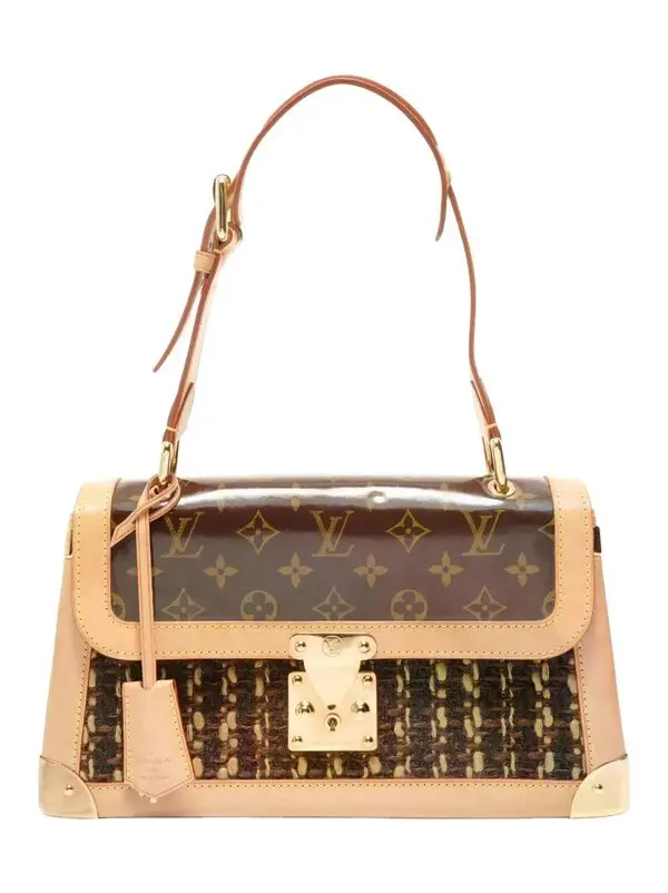 LOUIS VUITTON 2003 Tweedy Shoulder Bag - Neutrals