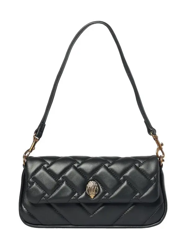 Kurt Geiger Pickle Mini Bag In Quilted Leather - Black