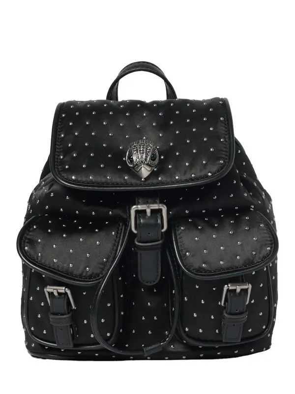 Kurt Geiger Studded Nylon Backpack - Black