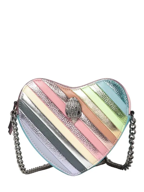 Kurt Geiger Kensington Heart-shaped Leather Mini Bag - Multicolor